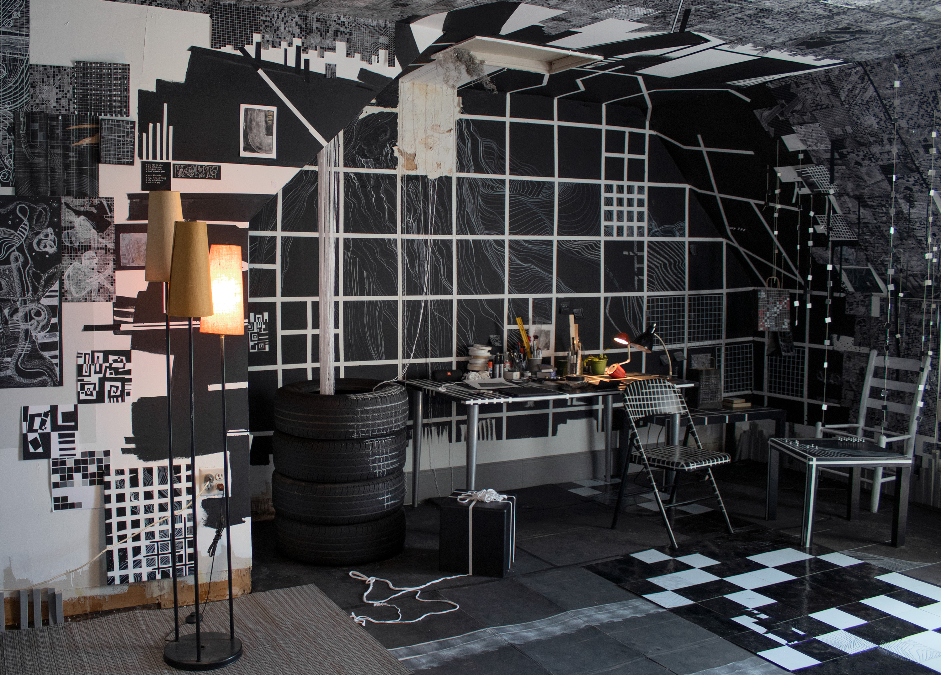 The Indeterminate Geometry of Wandering – Jason Lord Art